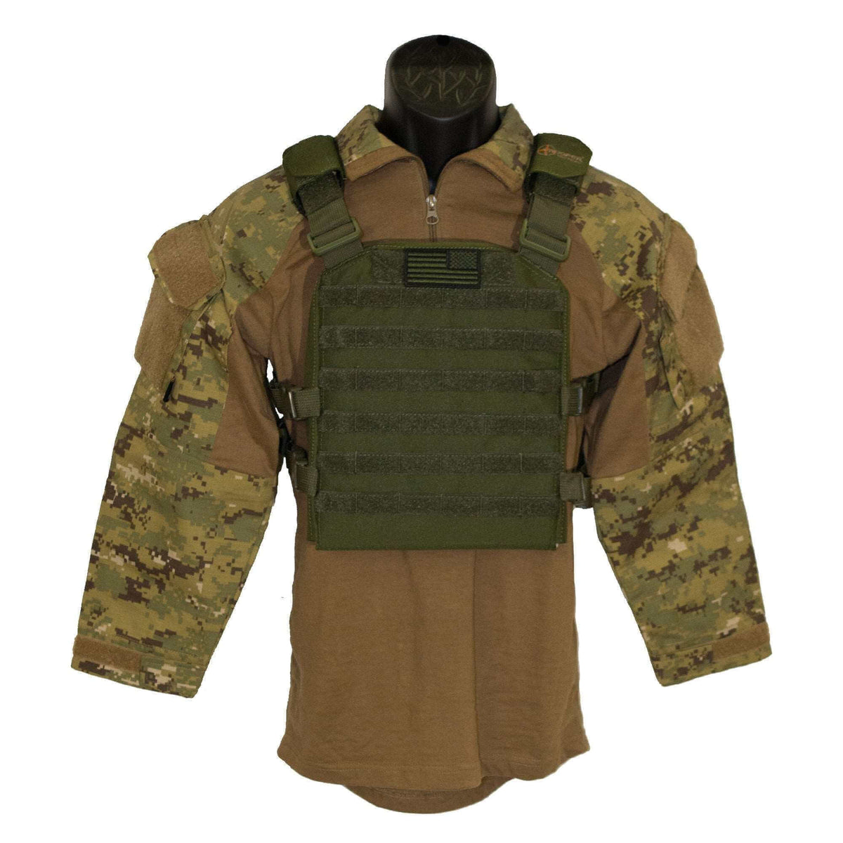 Youth Tactical Plate Carrier OD Green