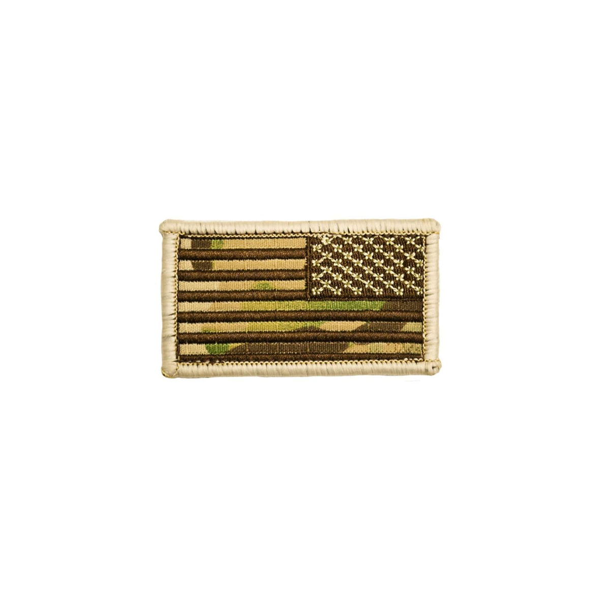Multicam Reverse American Flag Patch